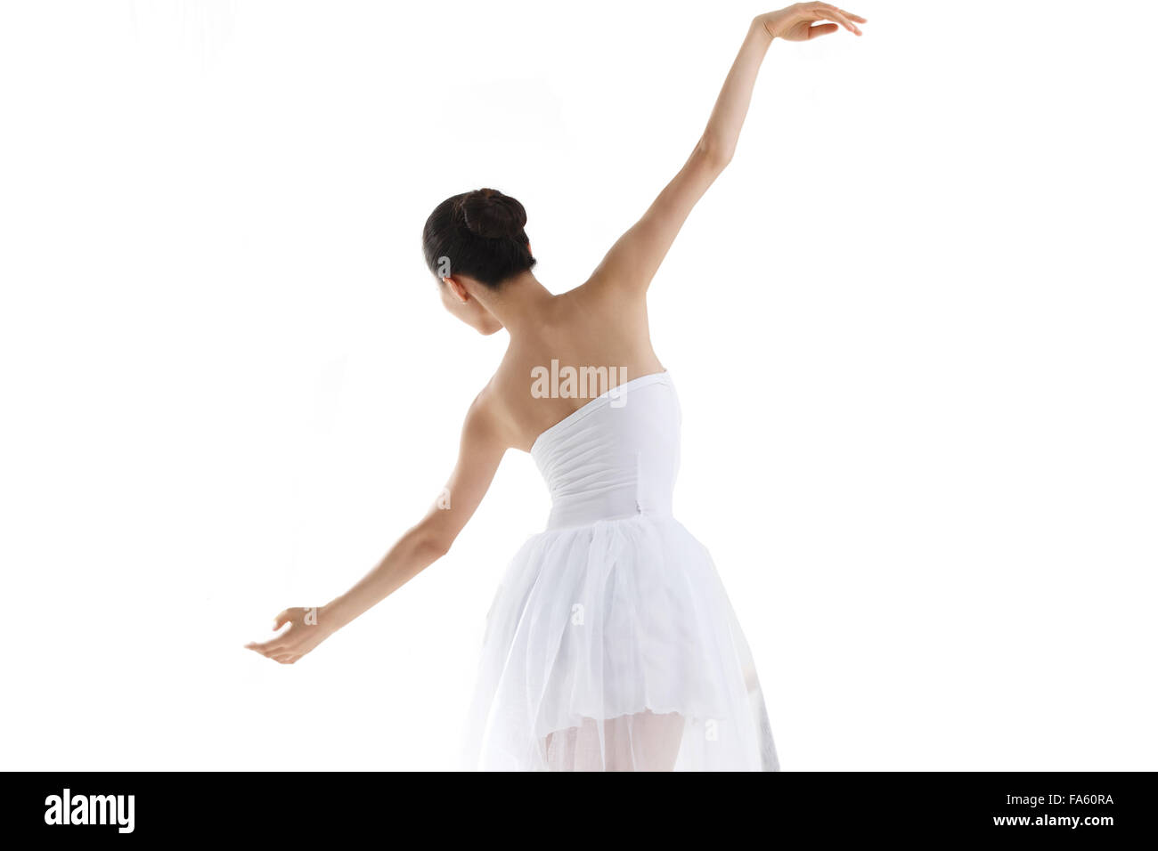 Back view dancing woman hi-res stock photography and images - Alamy