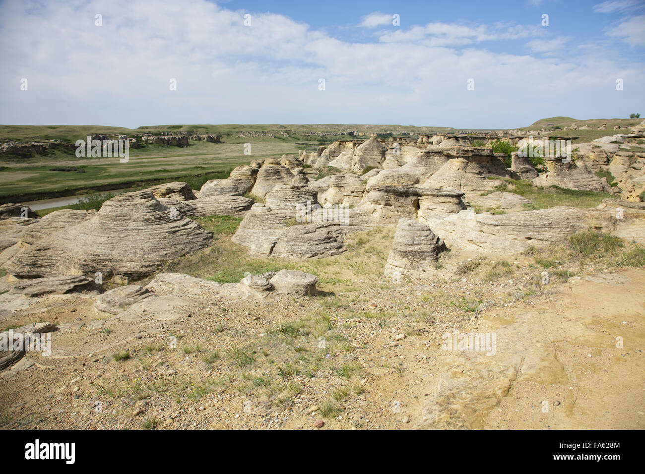 Writing on Stone, Provincial Park, Alberta Stock Photo - Alamy
