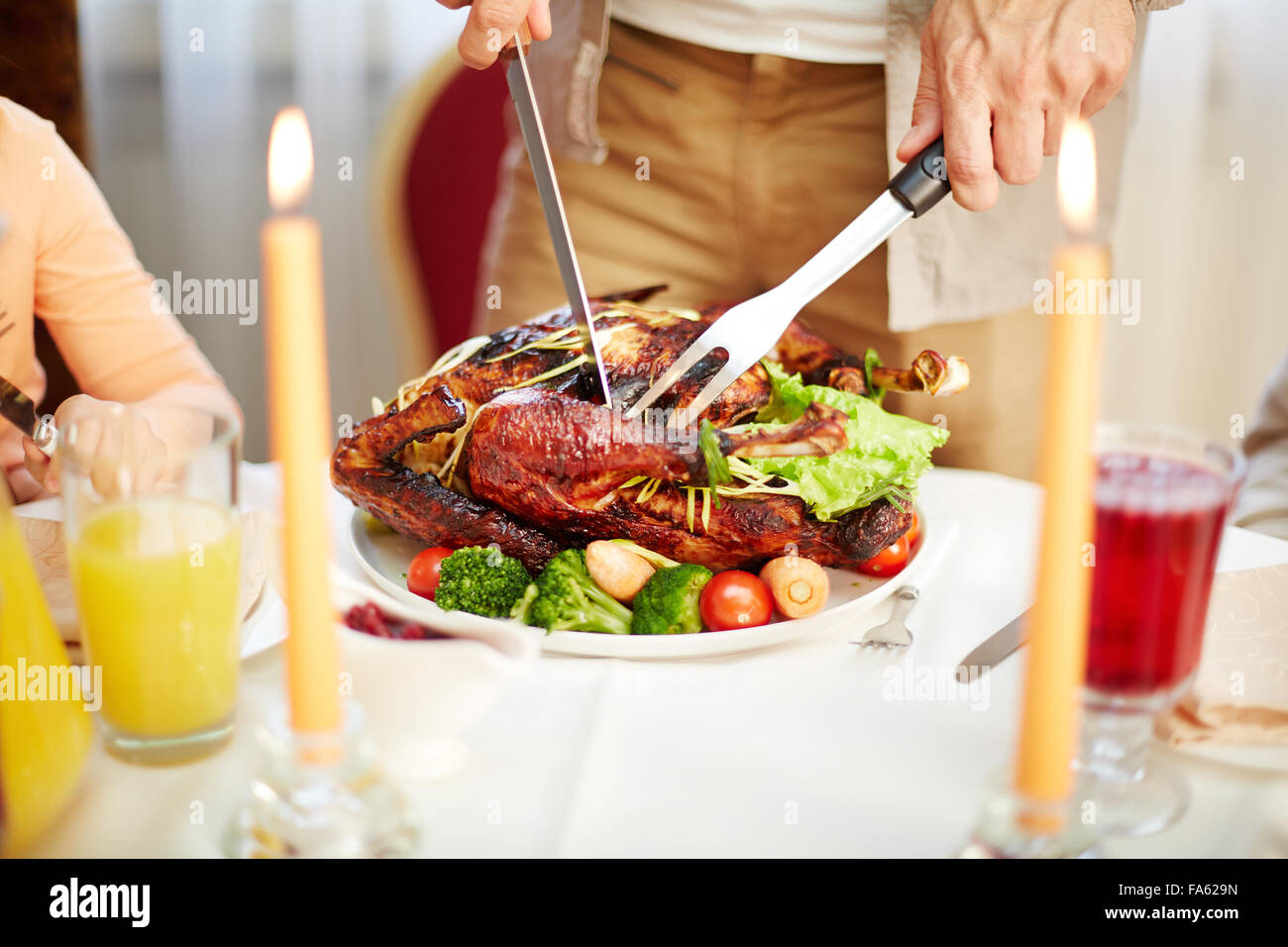Man burning dinner hi-res stock photography and images - Alamy