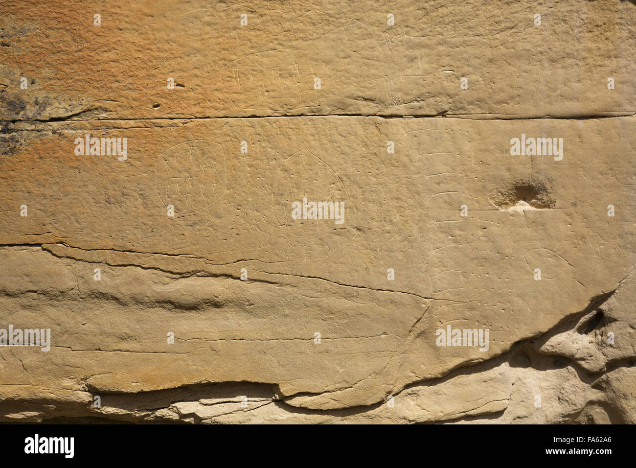 Writing on Stone, Provincial Park, Alberta Stock Photo - Alamy