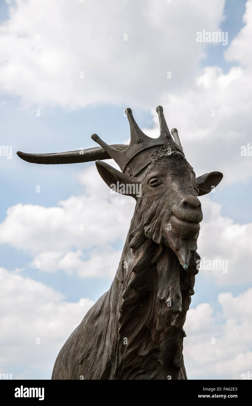 King Puck bronze statue by Alan Ryan Hall near Laune River in ...