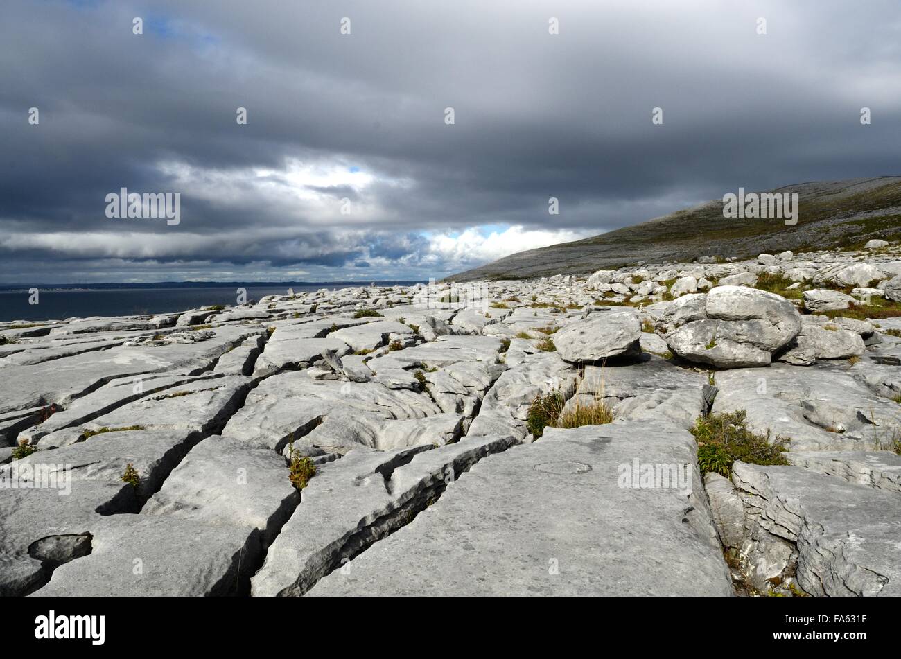 karst landscape Fanore Burren County Clare Ireland Stock Photo - Alamy