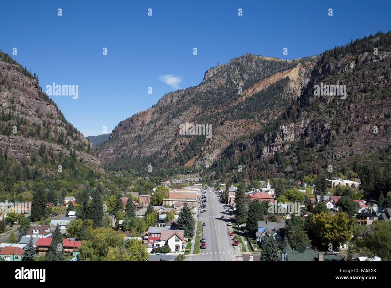 Main Street, Ouray, Colorado, USA Stock Photo - Alamy
