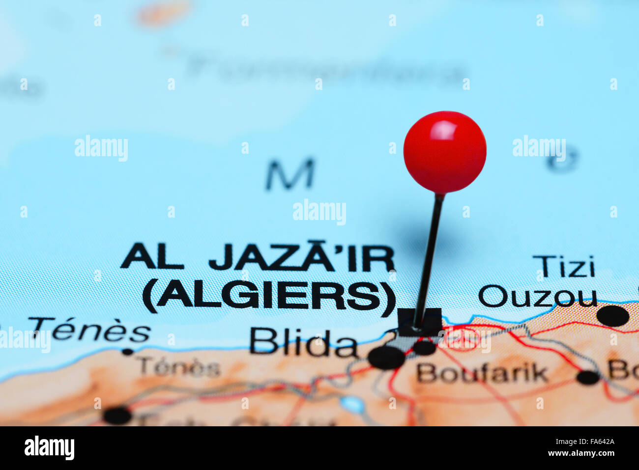 Algeria map hi-res stock photography and images - Alamy