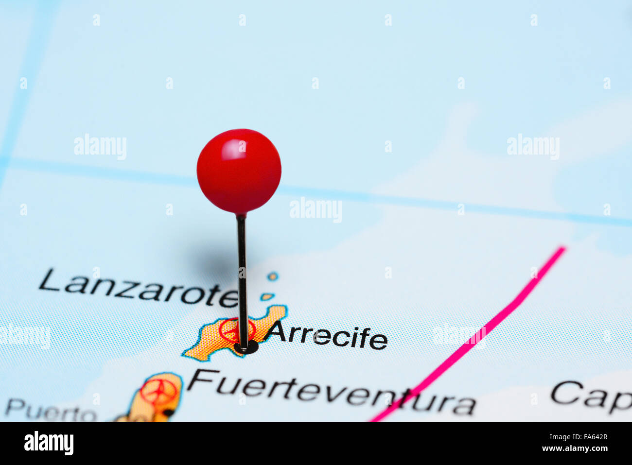 Lanzarote map hi-res stock photography and images - Alamy