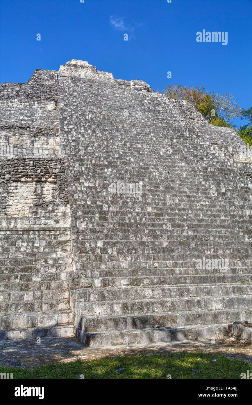 Structure IX, Becan, Mayan Ruins, Campeche, Mexico Stock Photo - Alamy