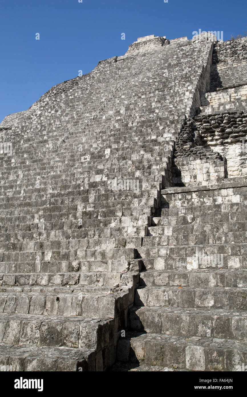 Structure IX, Becan, Mayan Ruins, Campeche, Mexico Stock Photo - Alamy