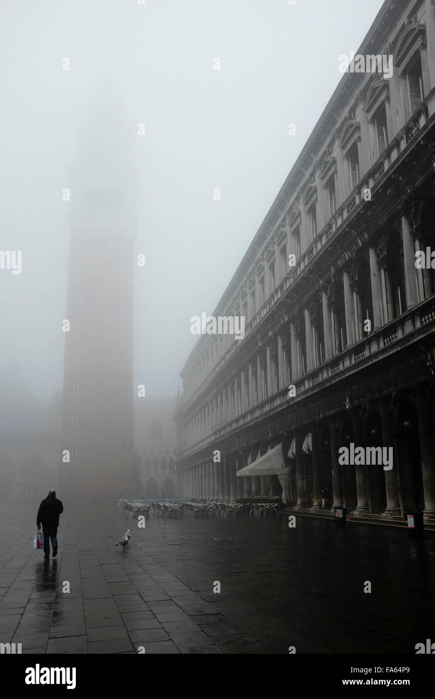 Venice in the Fog Stock Photo - Alamy