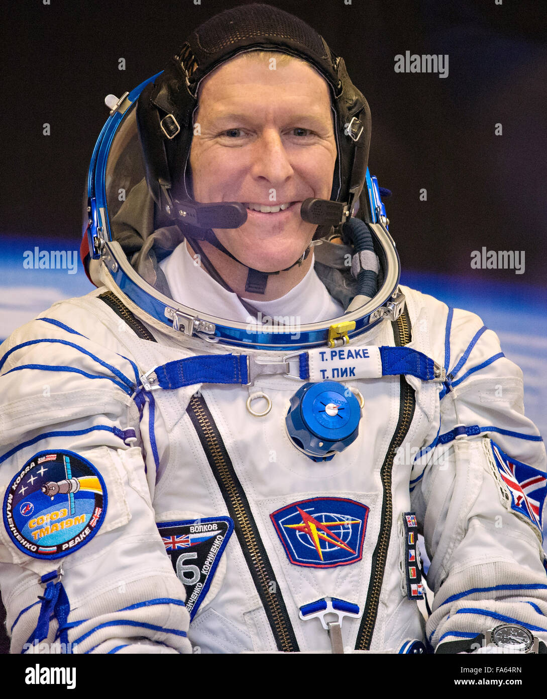 International Space Station Expedition 46 crew member British astronaut ...