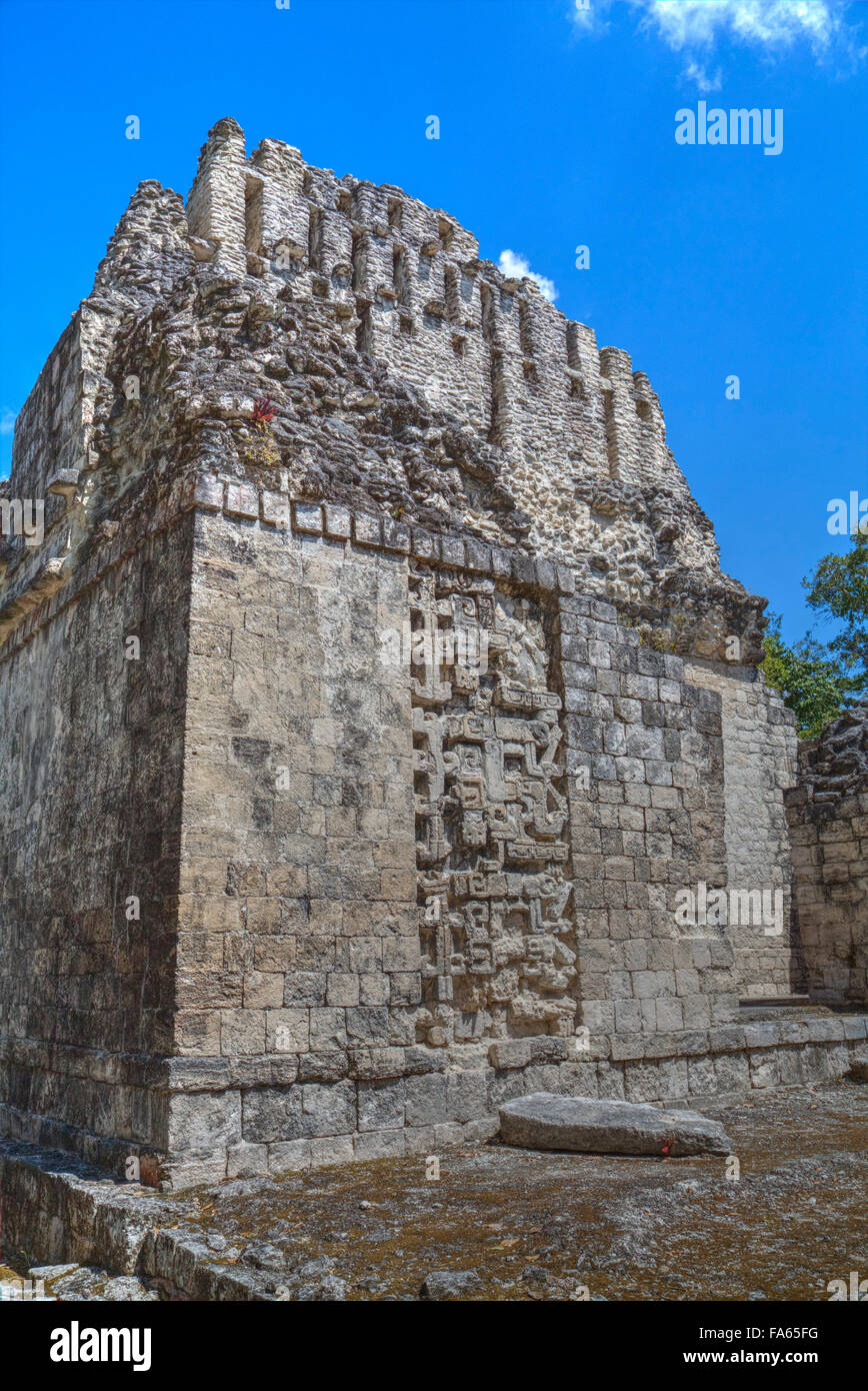 Structure VI, Chicanna Mayan Archaeological Site, Late Classic Period ...