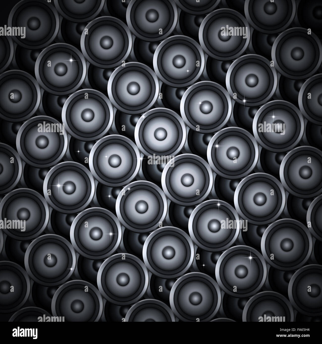 abstract music sound speakers on dark grey background Stock Photo - Alamy