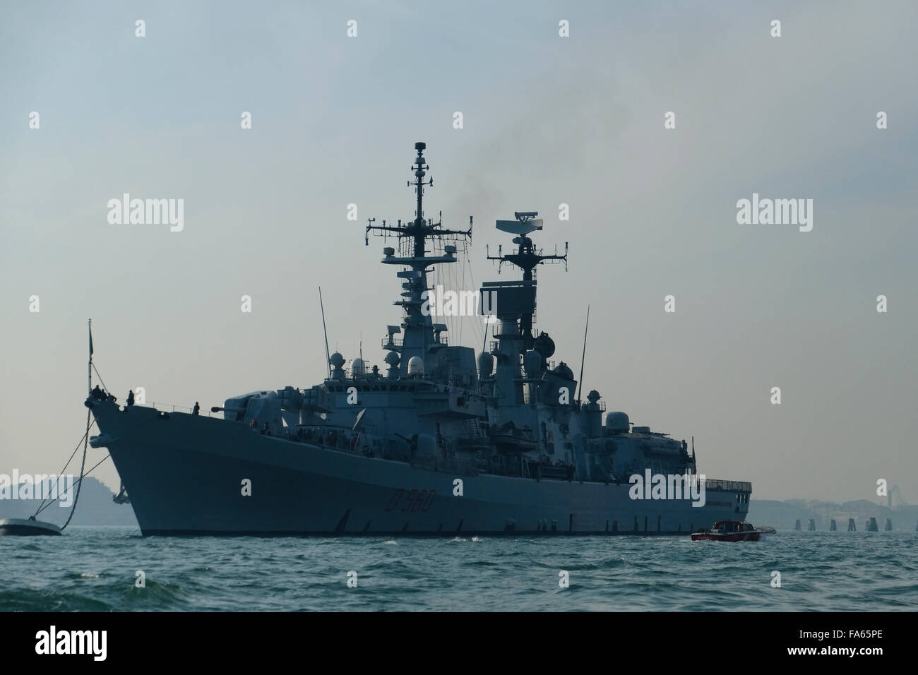 Italian navy warship destroyer hi-res stock photography and images - Alamy