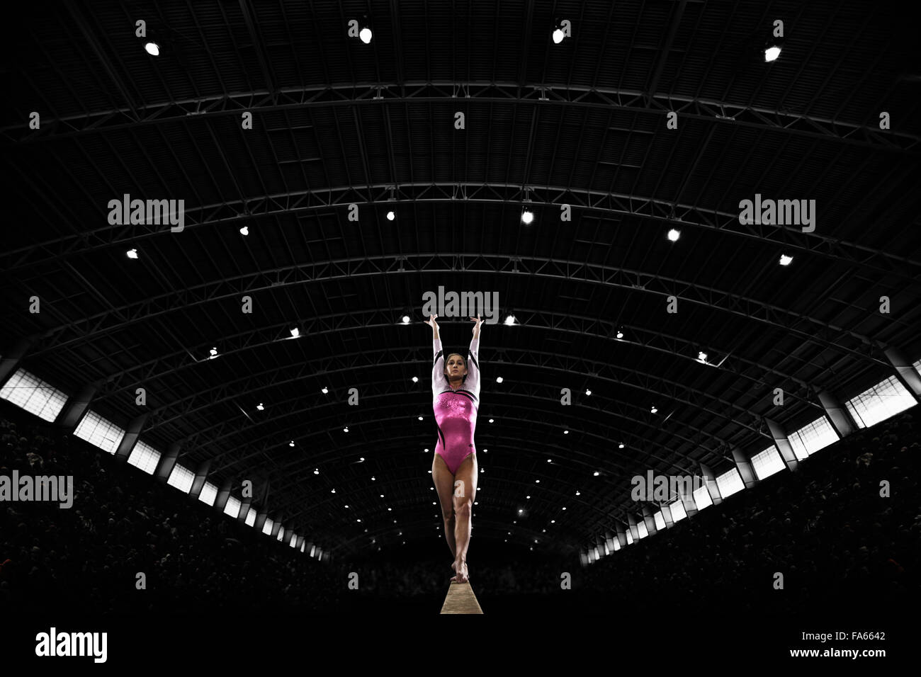 Beam gymnastics performance hi-res stock photography and images - Alamy