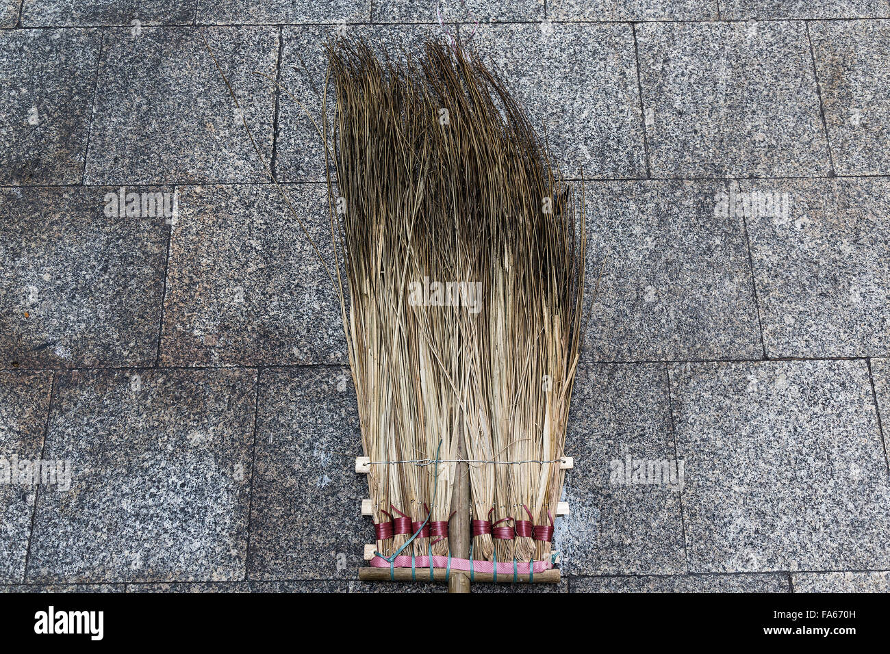 A broom on the streets of Guangzhou, China Stock Photo - Alamy