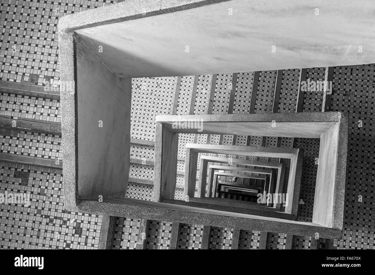 Square stairs hi-res stock photography and images - Alamy