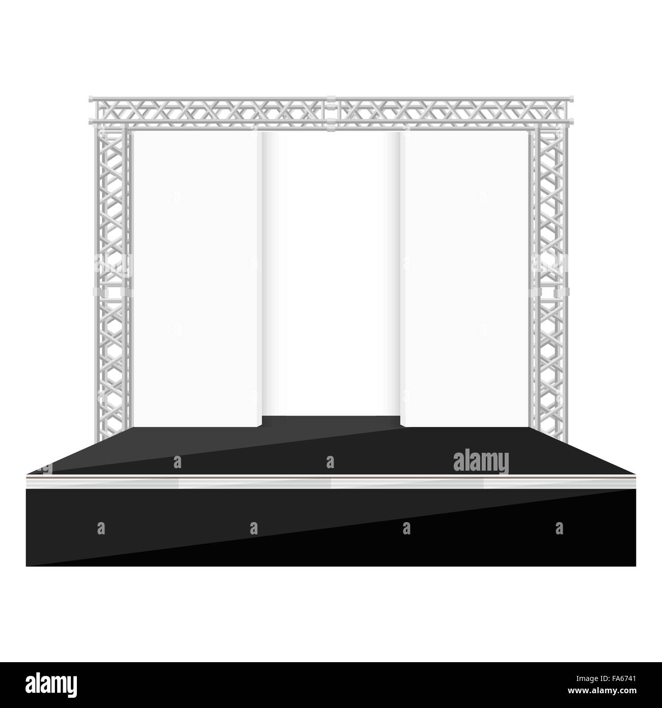 Steel truss structure Stock Vector Images - Alamy
