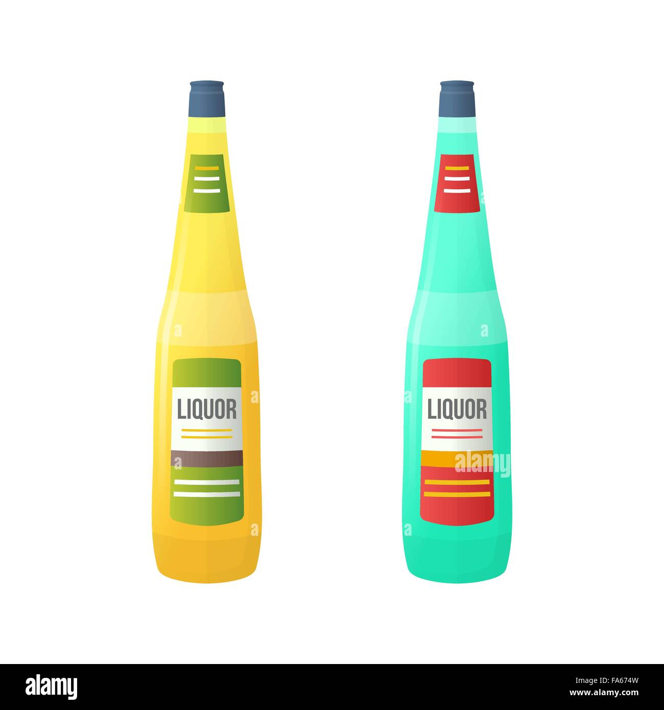 Rum bottle top Stock Vector Images - Alamy