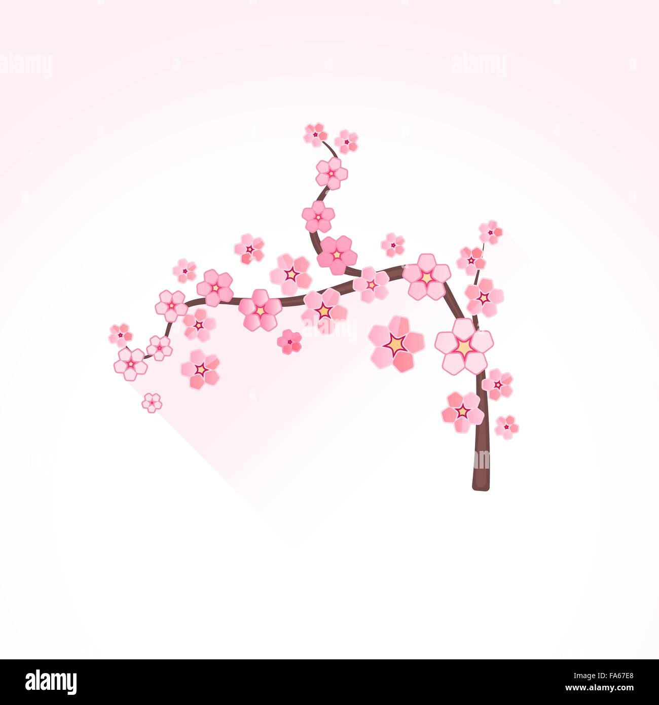 Japanese Cherry Blossom Art Wallpaper