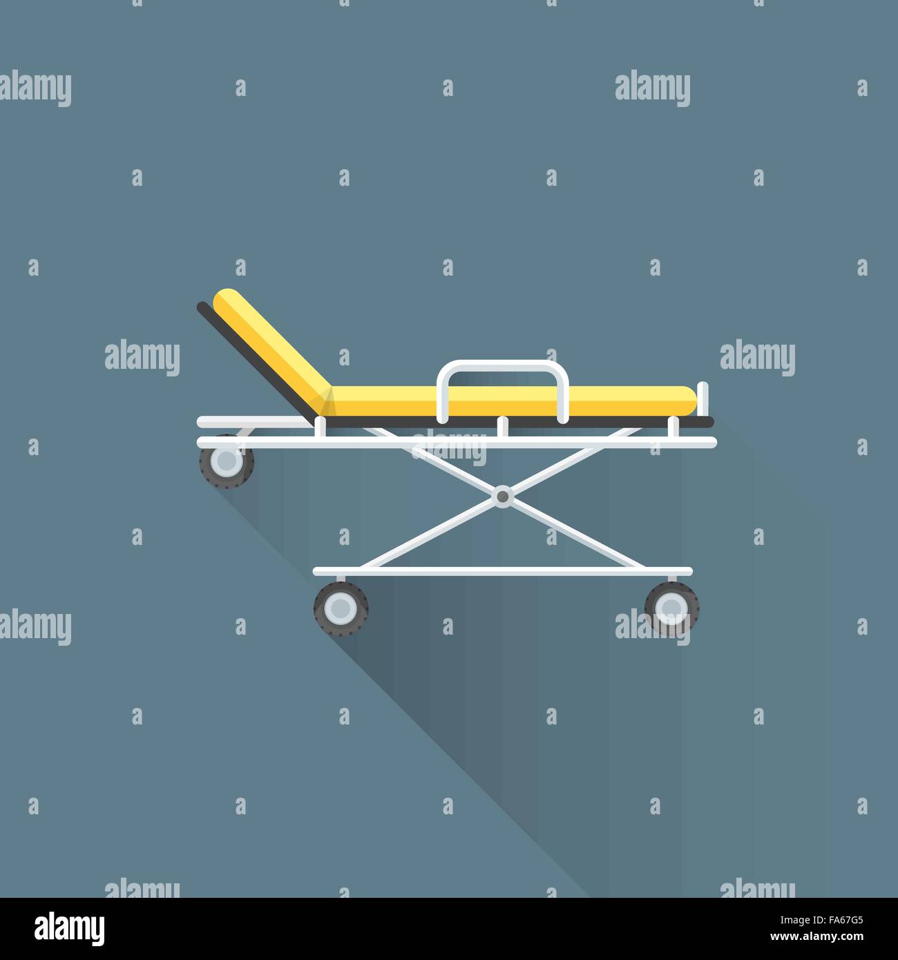 Metal stretcher Stock Vector Images - Alamy