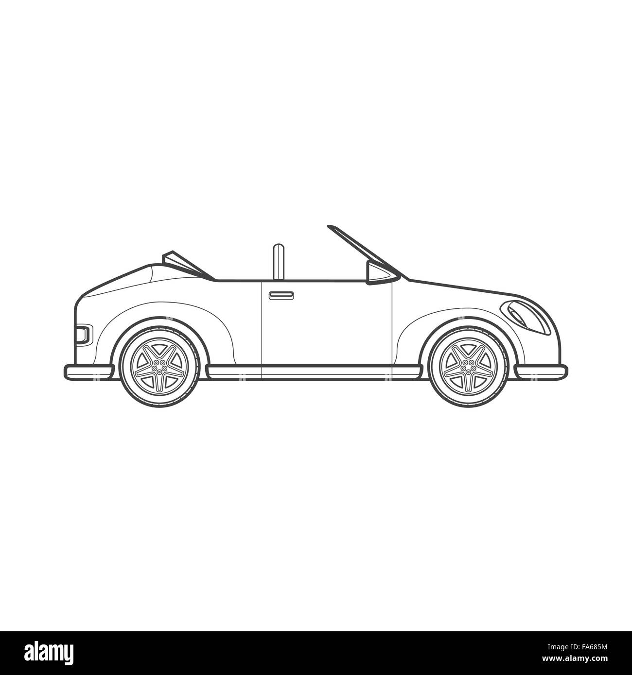Roadster body Stock Vector Images - Alamy