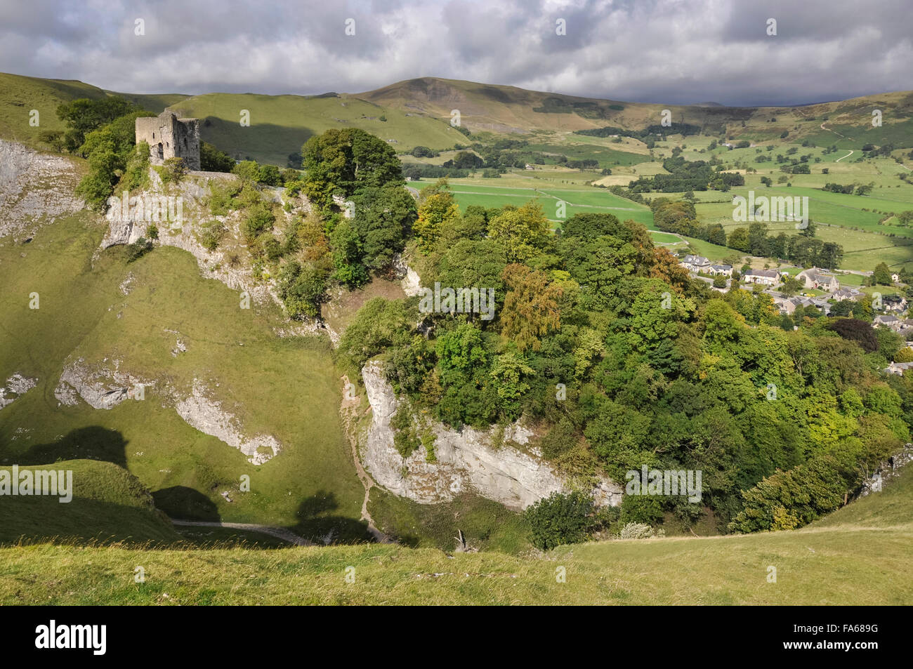 Peveril castle hi-res stock photography and images - Alamy