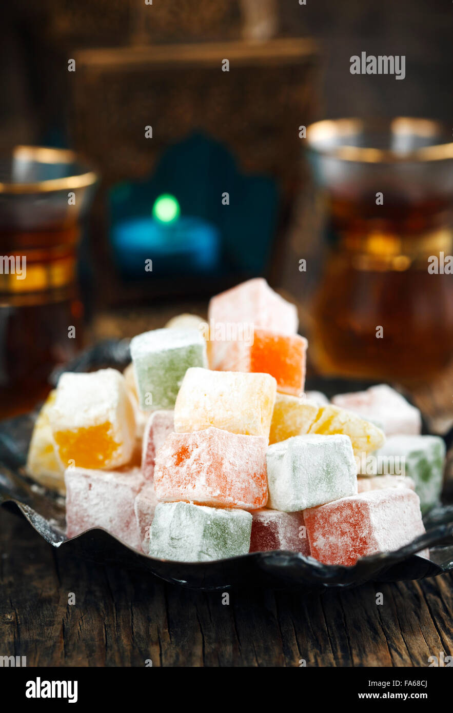 Turkish delight sweets hi-res stock photography and images - Alamy