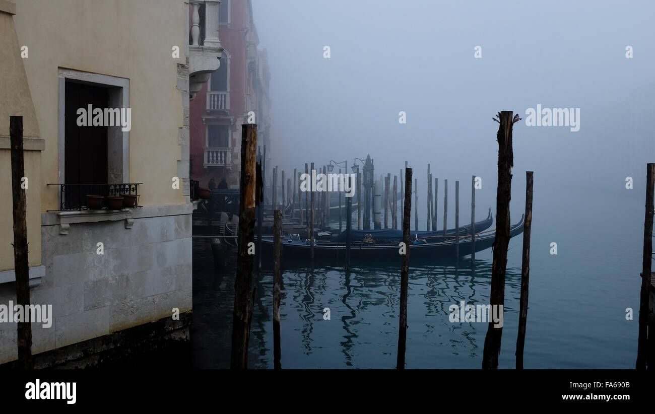 Venice in Fog Stock Photo - Alamy