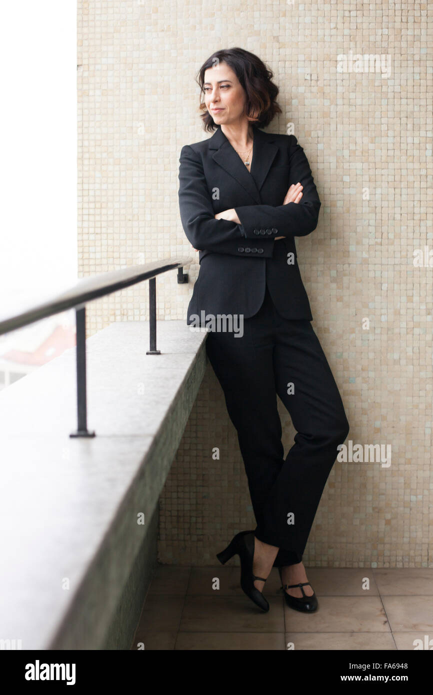 Brazilian actress Fernanda Torres during an interview Stock Photo - Alamy