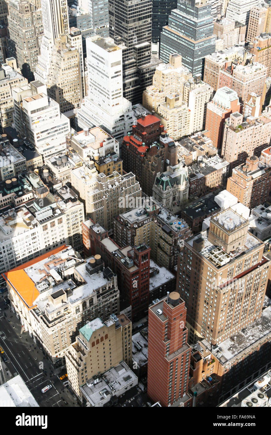 Shadow of the Empire State Building, Manhattan, New York, United States ...