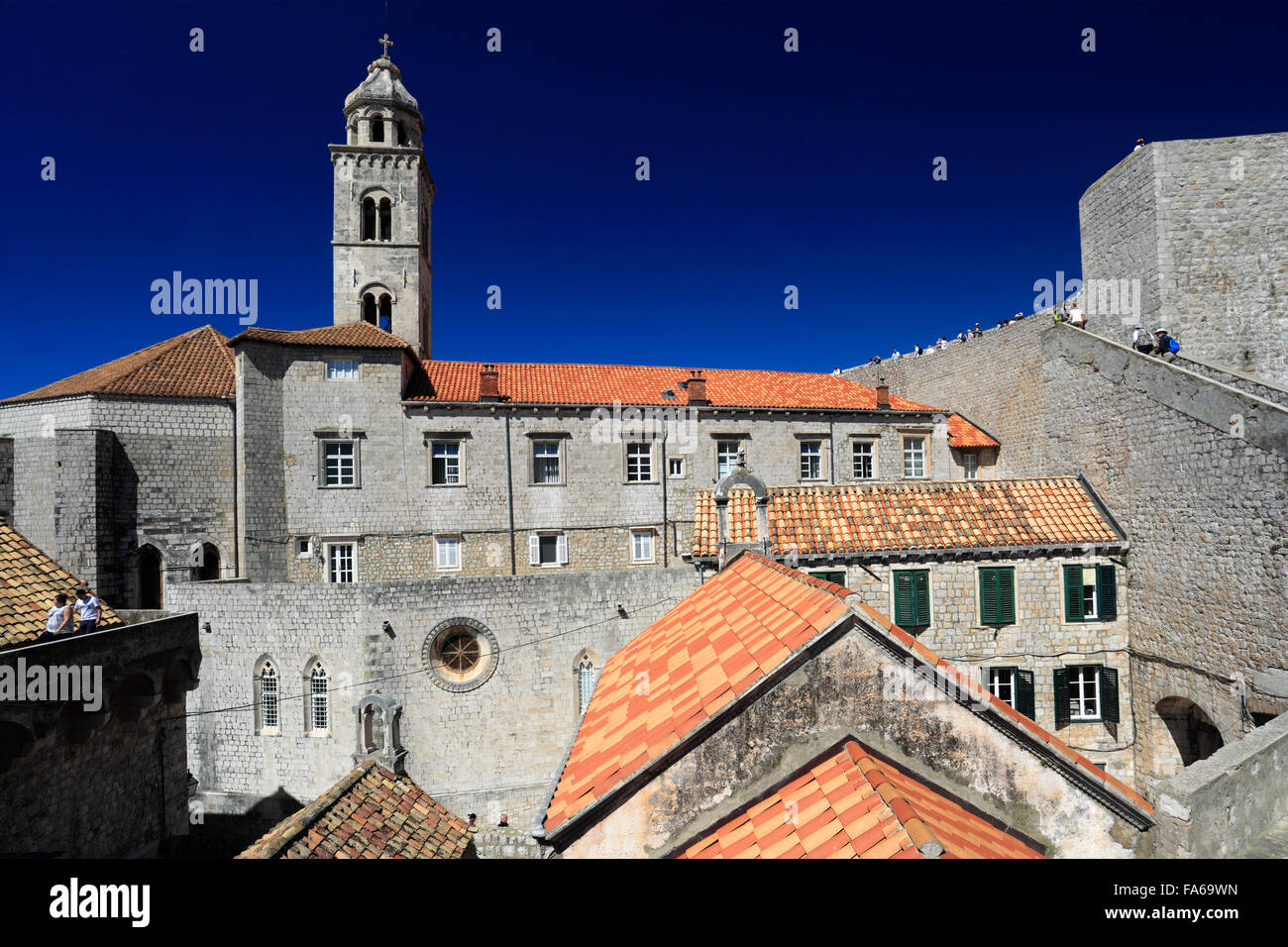 Summer, The Bell tower of the Dominican Monastery, Main Street of ...