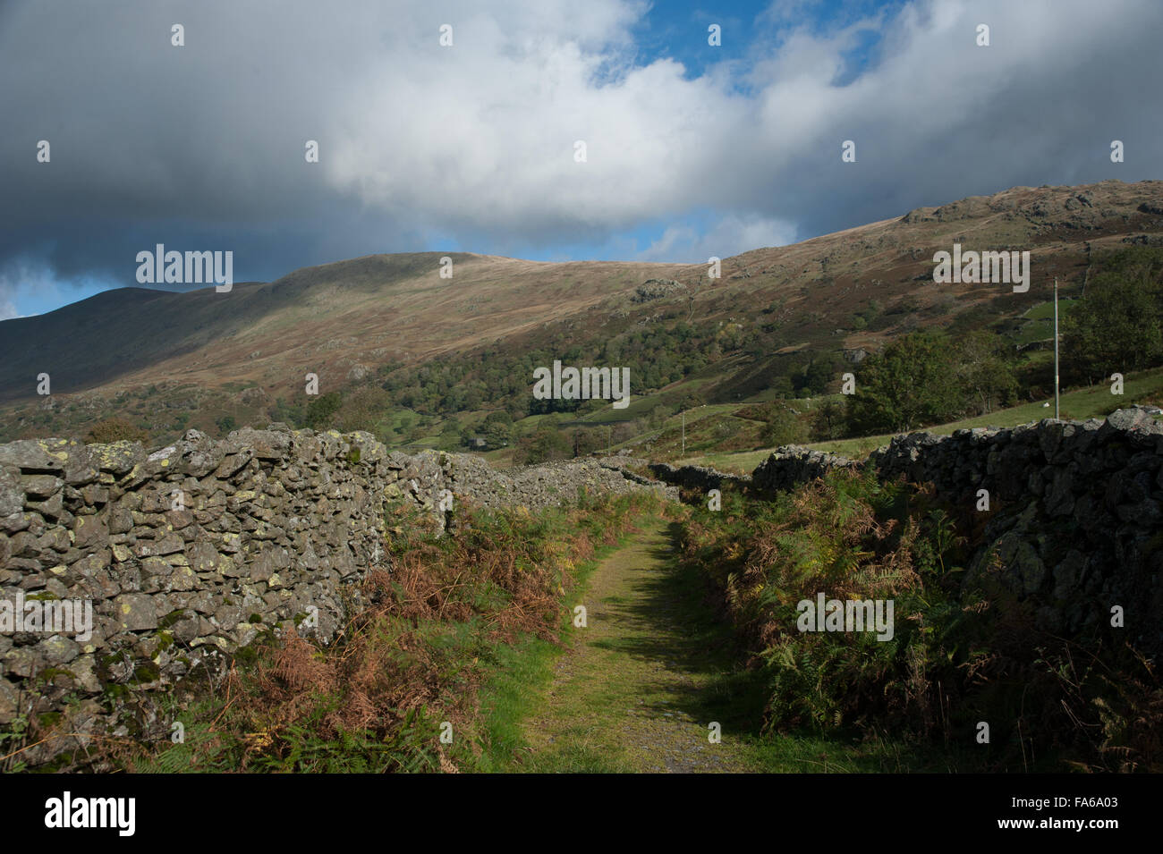 Low Lane Kentmere Cumbria Stock Photo - Alamy