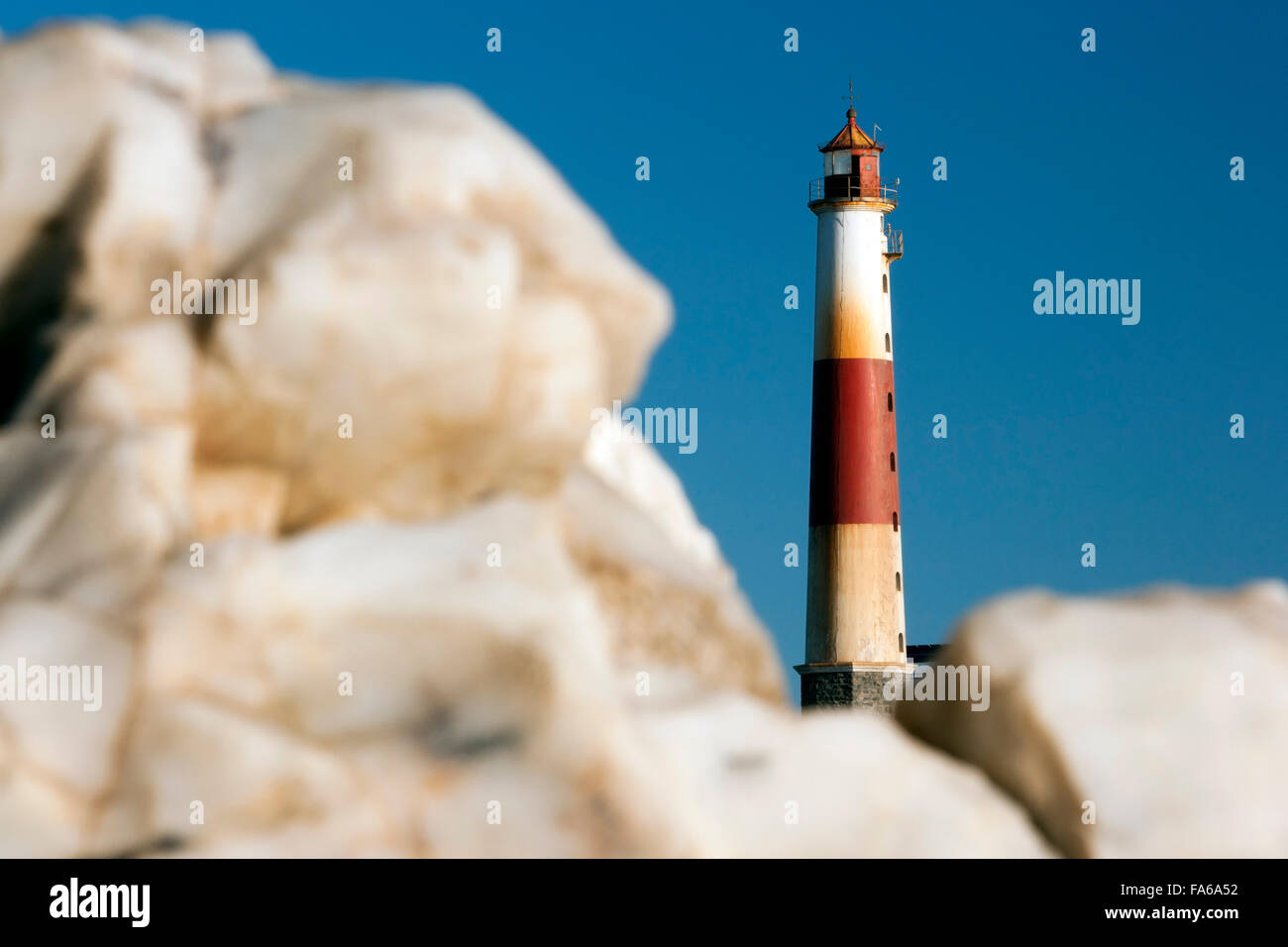 Diaz Point Lighthouse - Luderitz, Namibia, Africa Stock Photo - Alamy