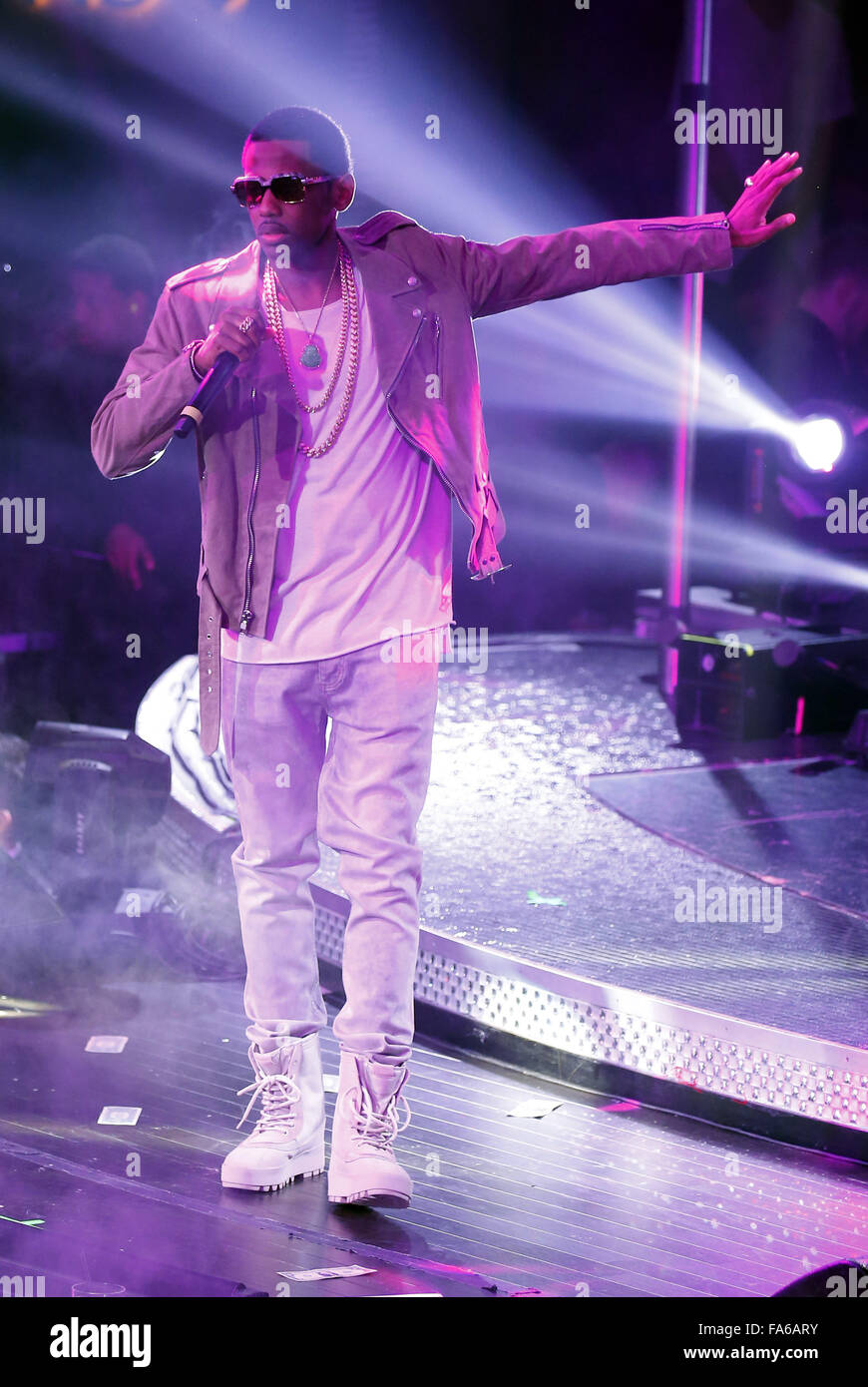 Hip-hop artist Fabolous celebrates his birthday at Drai's Beach Club at ...
