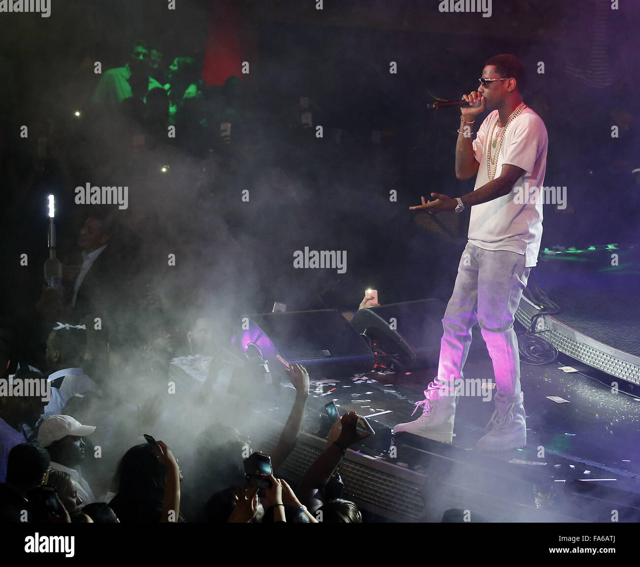Hip-hop artist Fabolous celebrates his birthday at Drai's Beach Club at ...