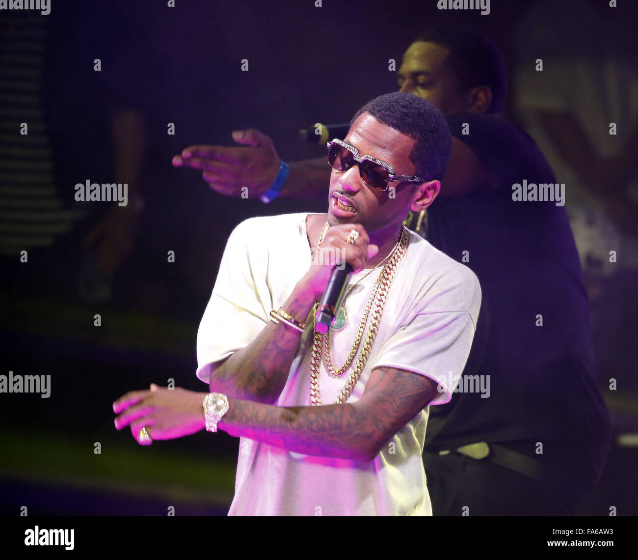 Hip-hop artist Fabolous celebrates his birthday at Drai's Beach Club at ...