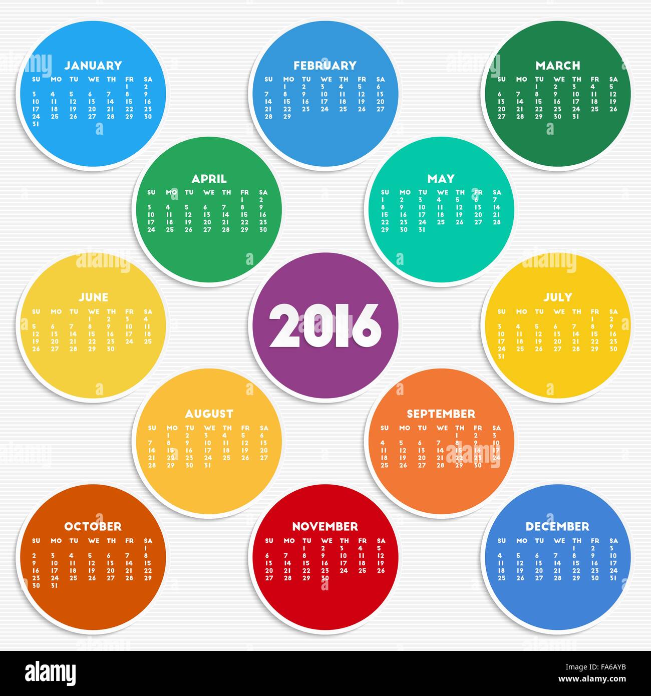 Seasonal planner Stock Vector Images - Alamy