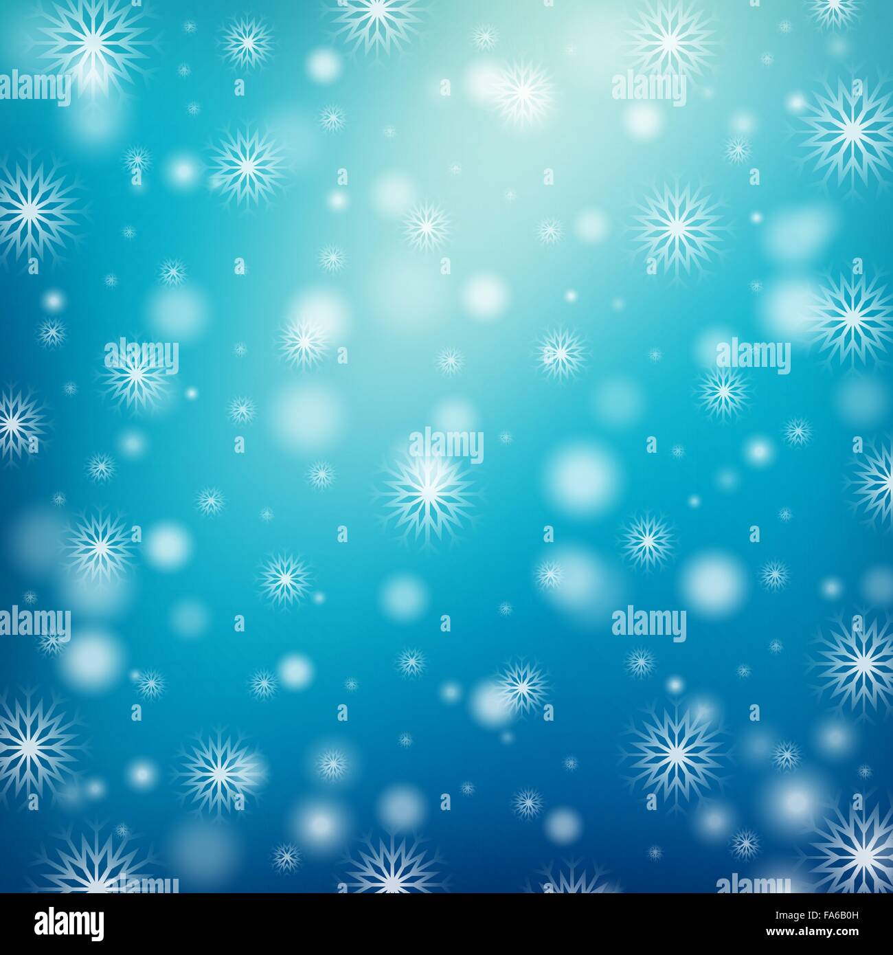 Snowy vector christmas background snowflakes Stock Vector Images - Alamy