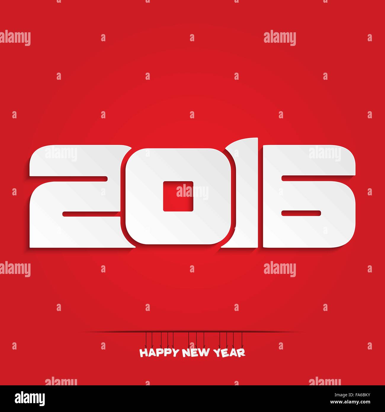 Happy new year 2016 greeting card design Stock Vector Image & Art - Alamy