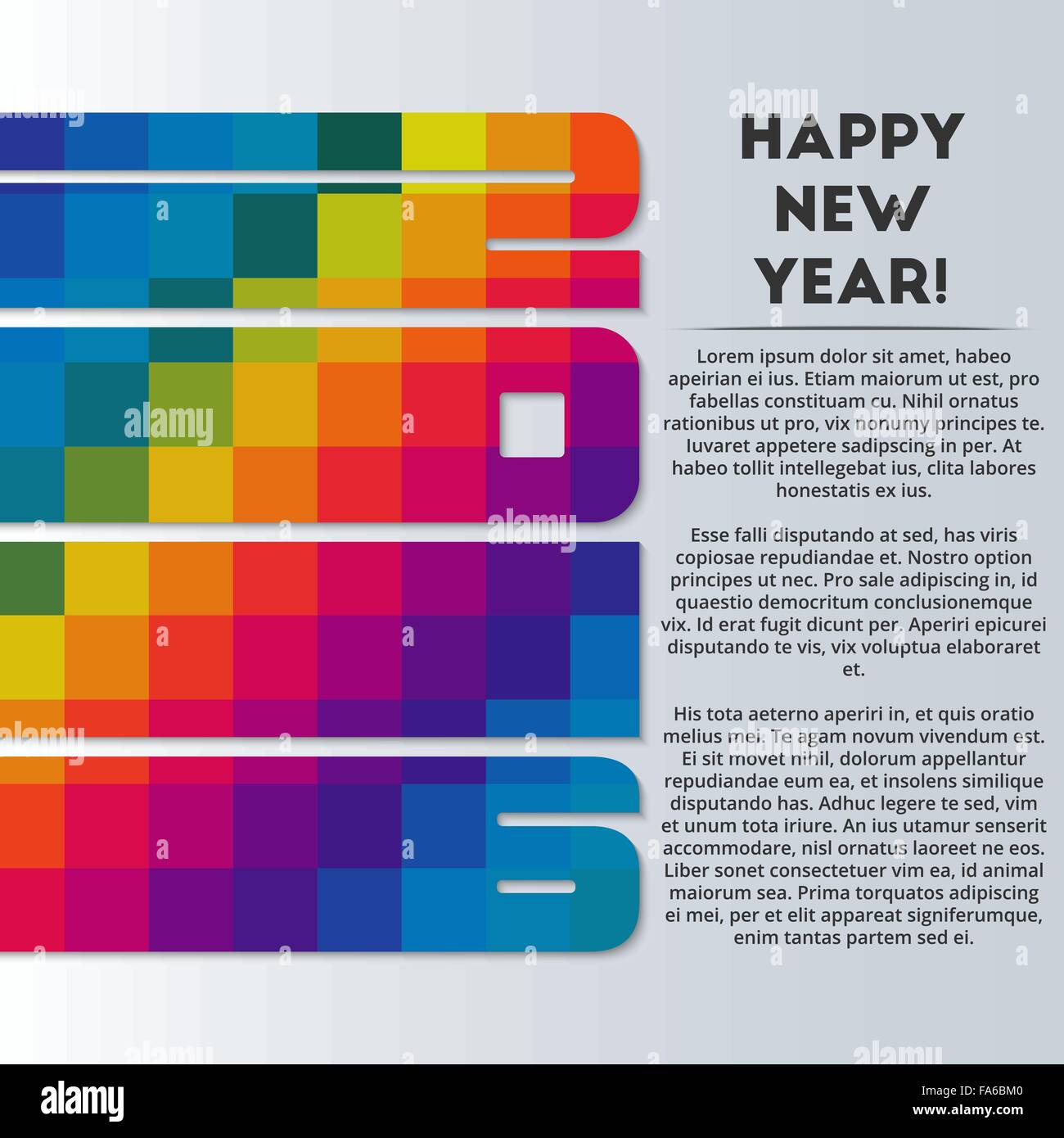 2016 greeting Stock Vector Images - Alamy
