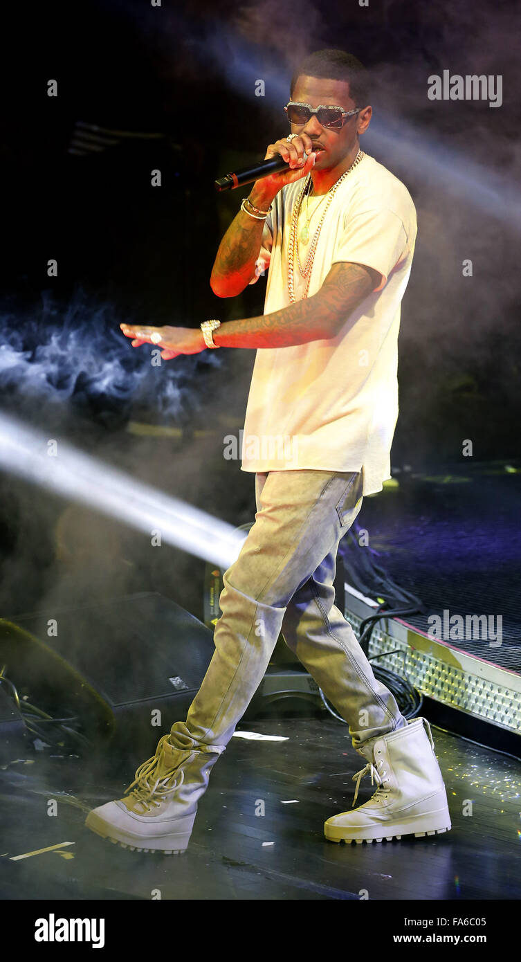 Hip-hop artist Fabolous celebrates his birthday at Drai's Beach Club at ...