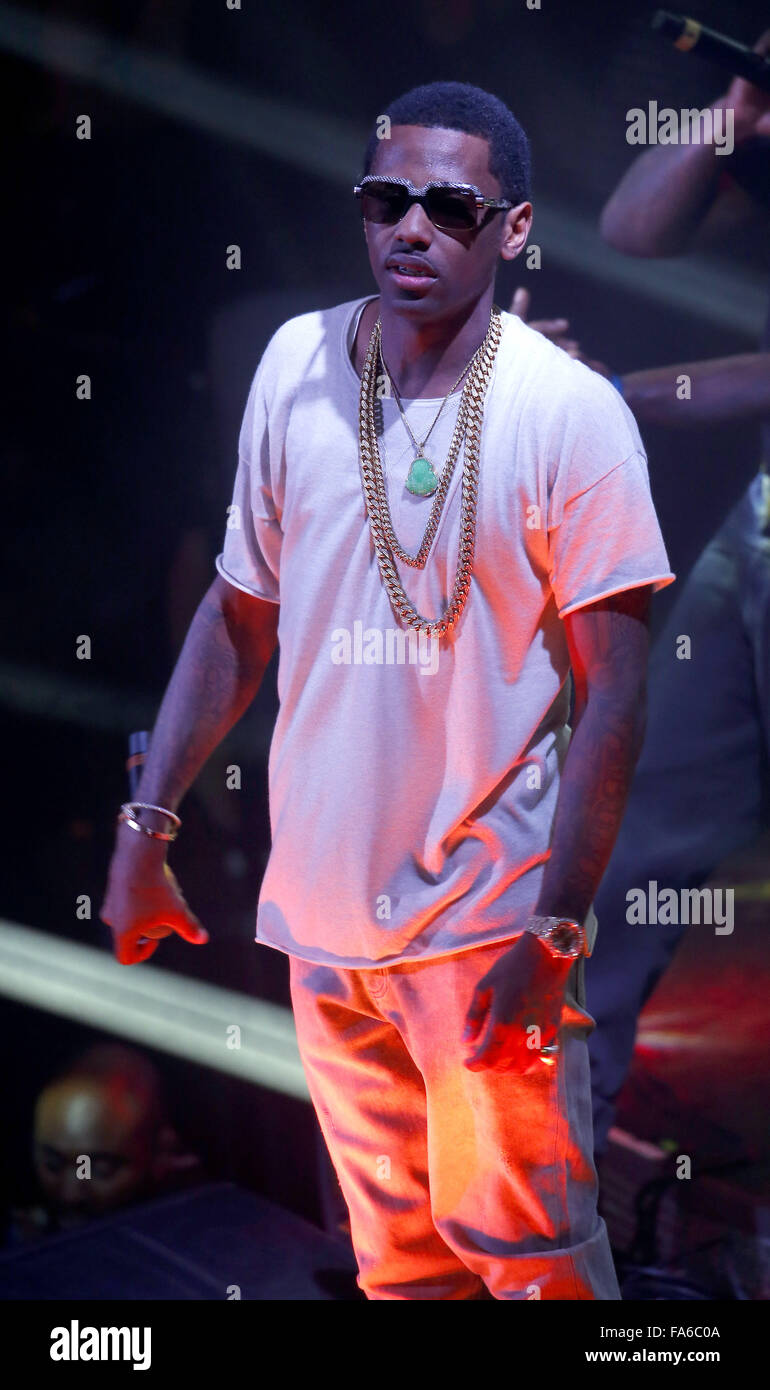 Hip-hop artist Fabolous celebrates his birthday at Drai's Beach Club at ...