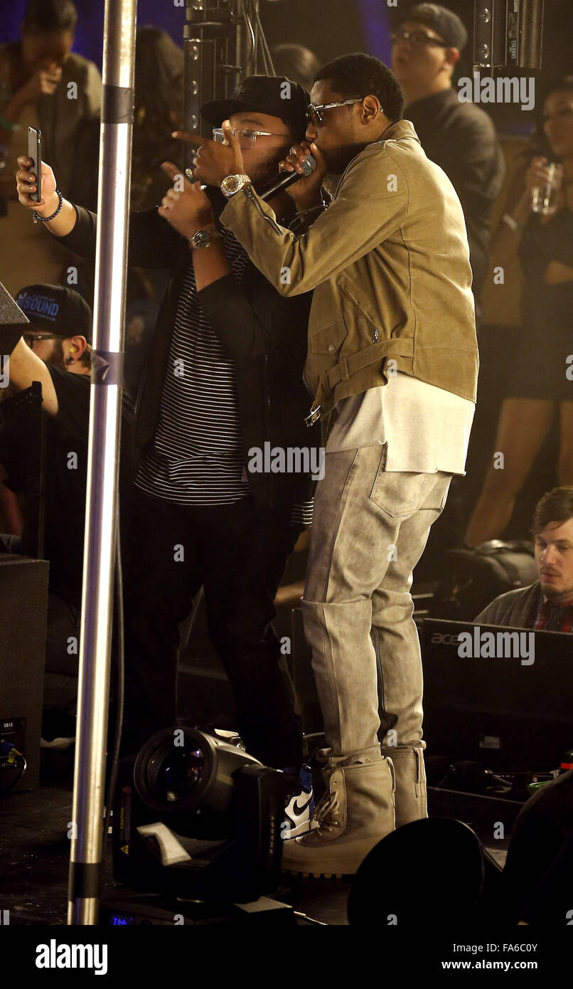 Hip-hop artist Fabolous celebrates his birthday at Drai's Beach Club at ...