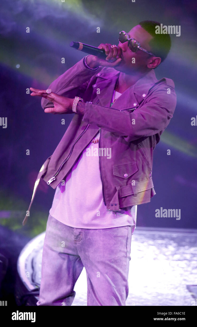 Hip-hop artist Fabolous celebrates his birthday at Drai's Beach Club at ...