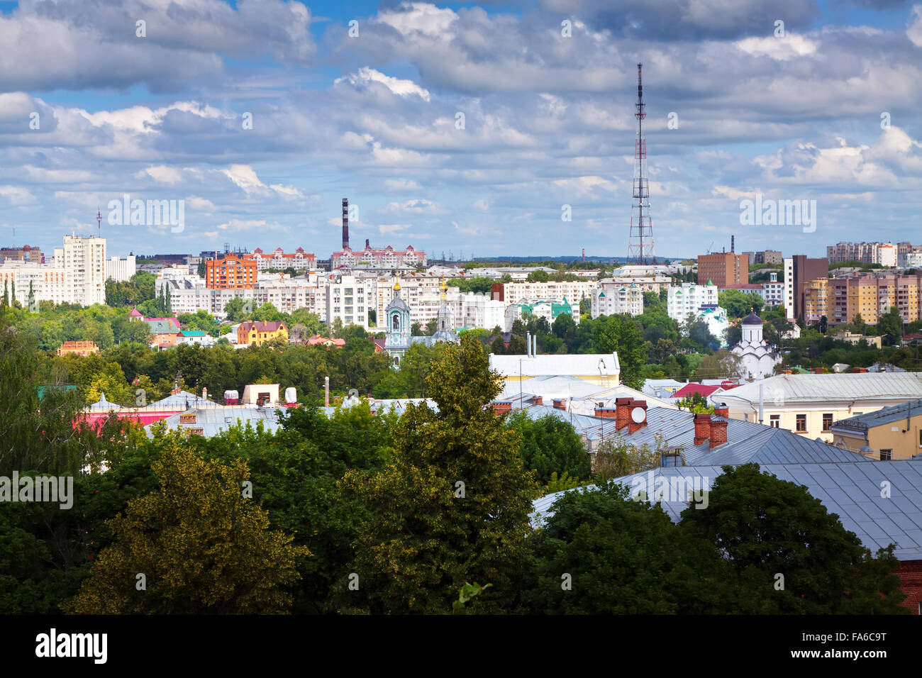 Top view of Vladimir city, Russia Stock Photo - Alamy