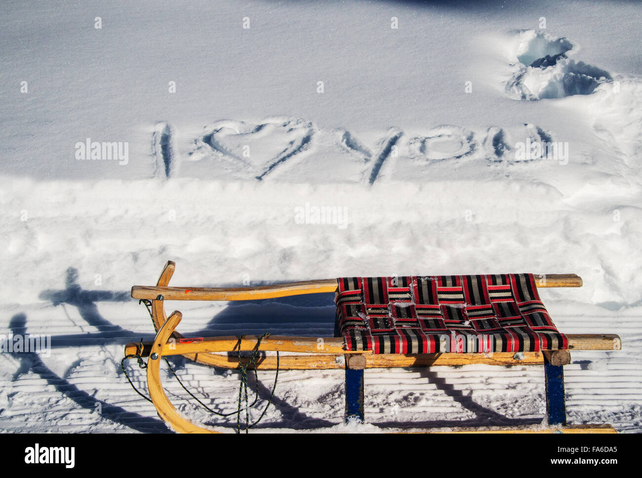 I love snow hi-res stock photography and images - Alamy