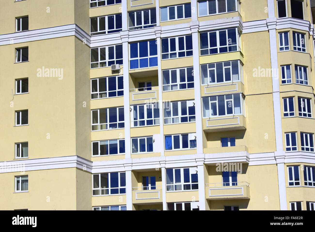 new multistory modern house with a lot of windows Stock Photo - Alamy