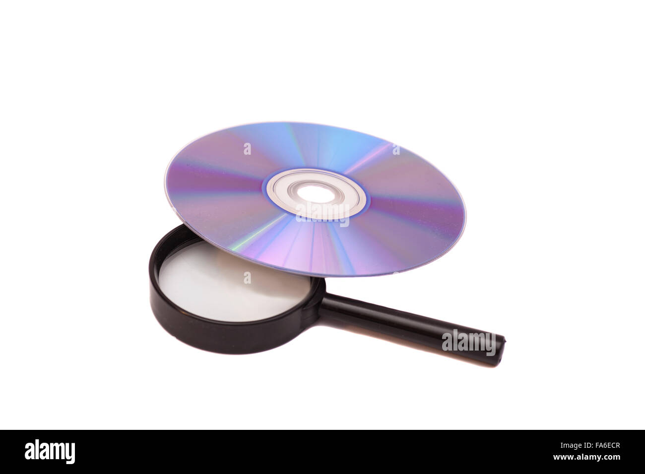 Magnifying glass dvd hi-res stock photography and images - Alamy