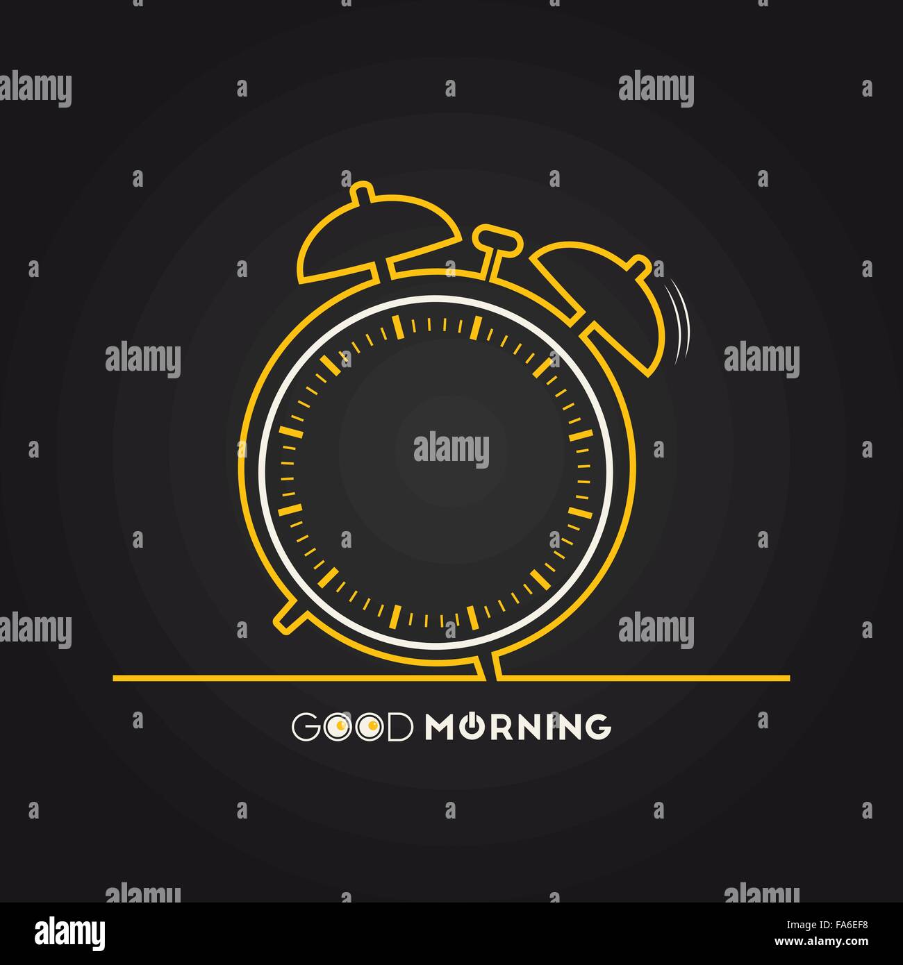 Morning alarm clock Stock Vector Images - Alamy