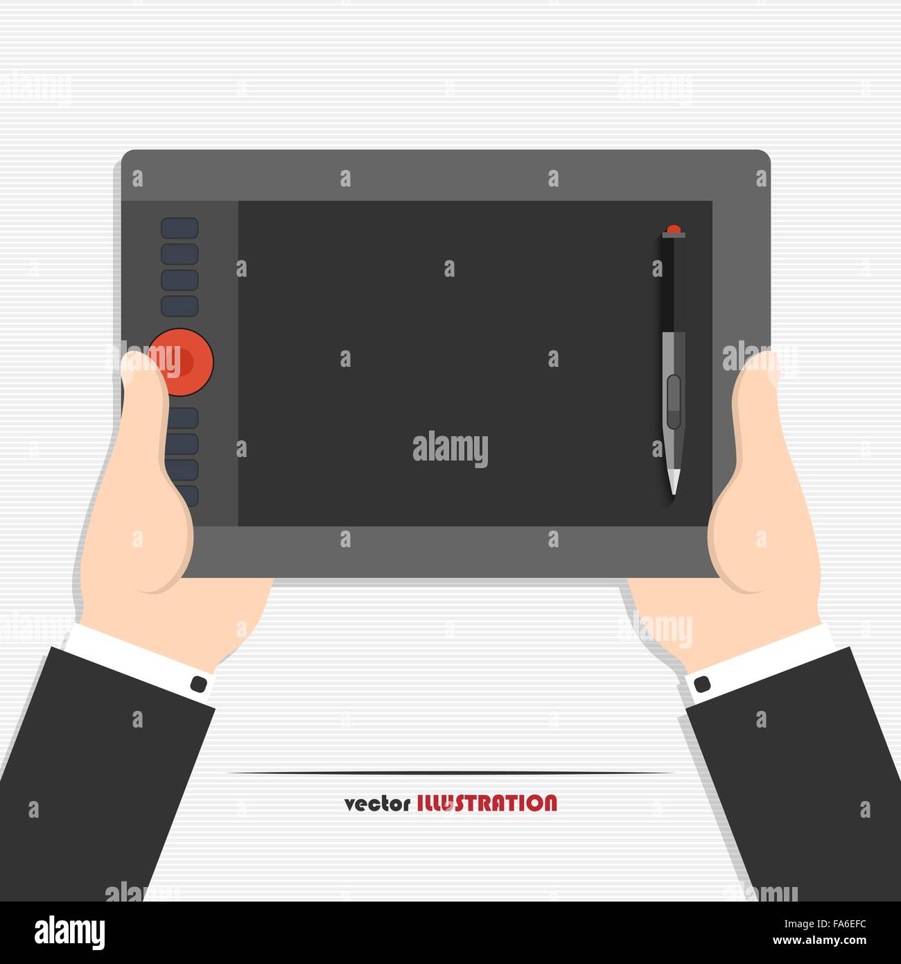 Digital graphics tablet Stock Vector Images - Alamy