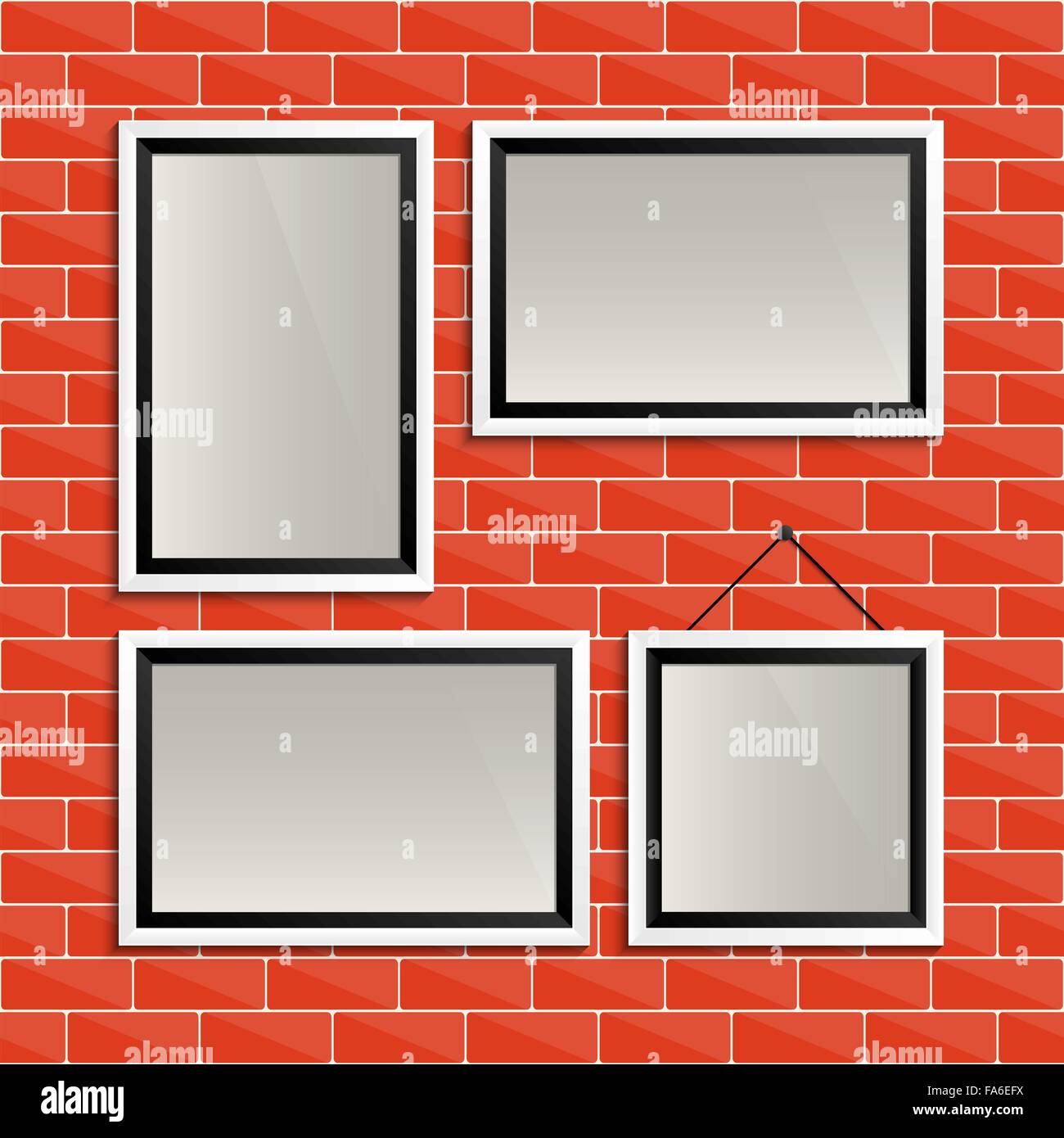 Empty picture frames wall hi-res stock photography and images - Alamy